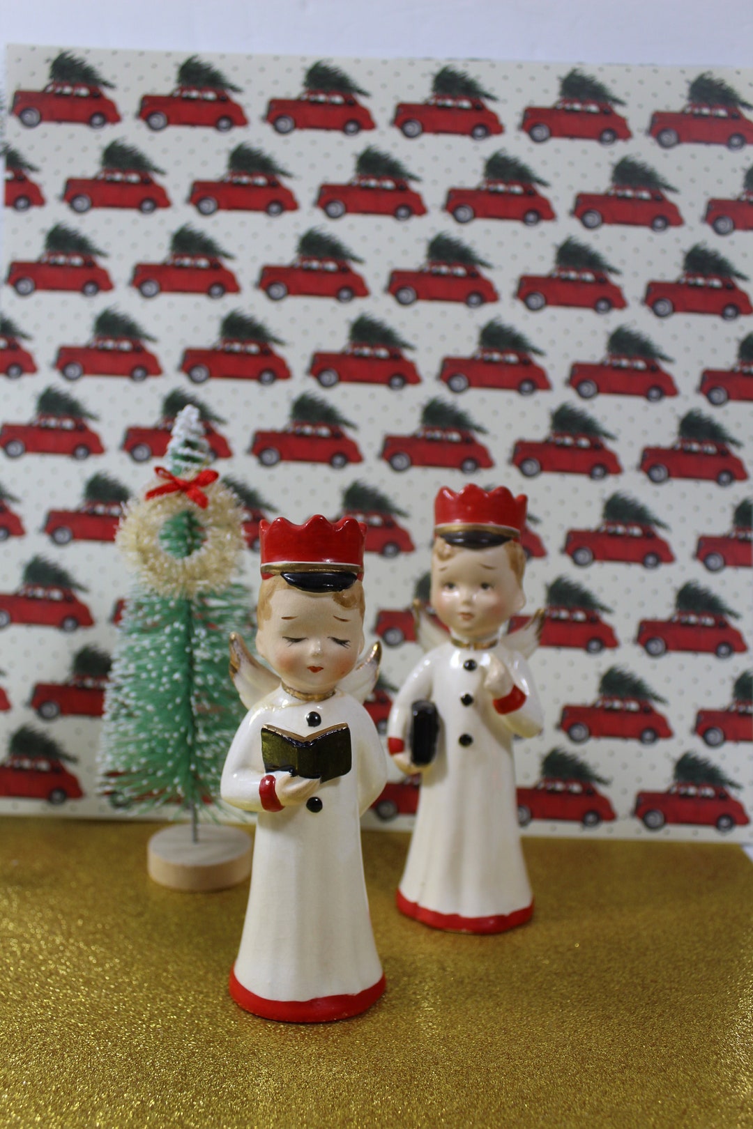 Vintage Angel Figurine Set of Two Boy Angels Butlers Choir Boys - Etsy