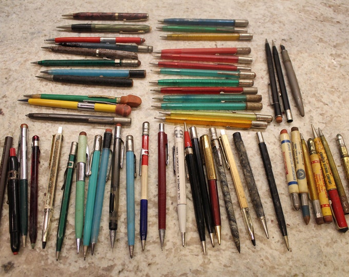 Scripto Swirl Translucent Mechanical Pencil Vintage Pencils Mechanical ...