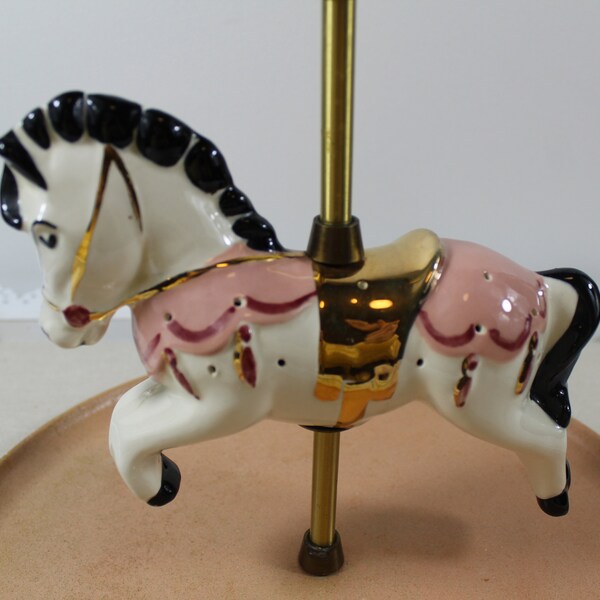 Ceramic Carousel Plate - Etsy