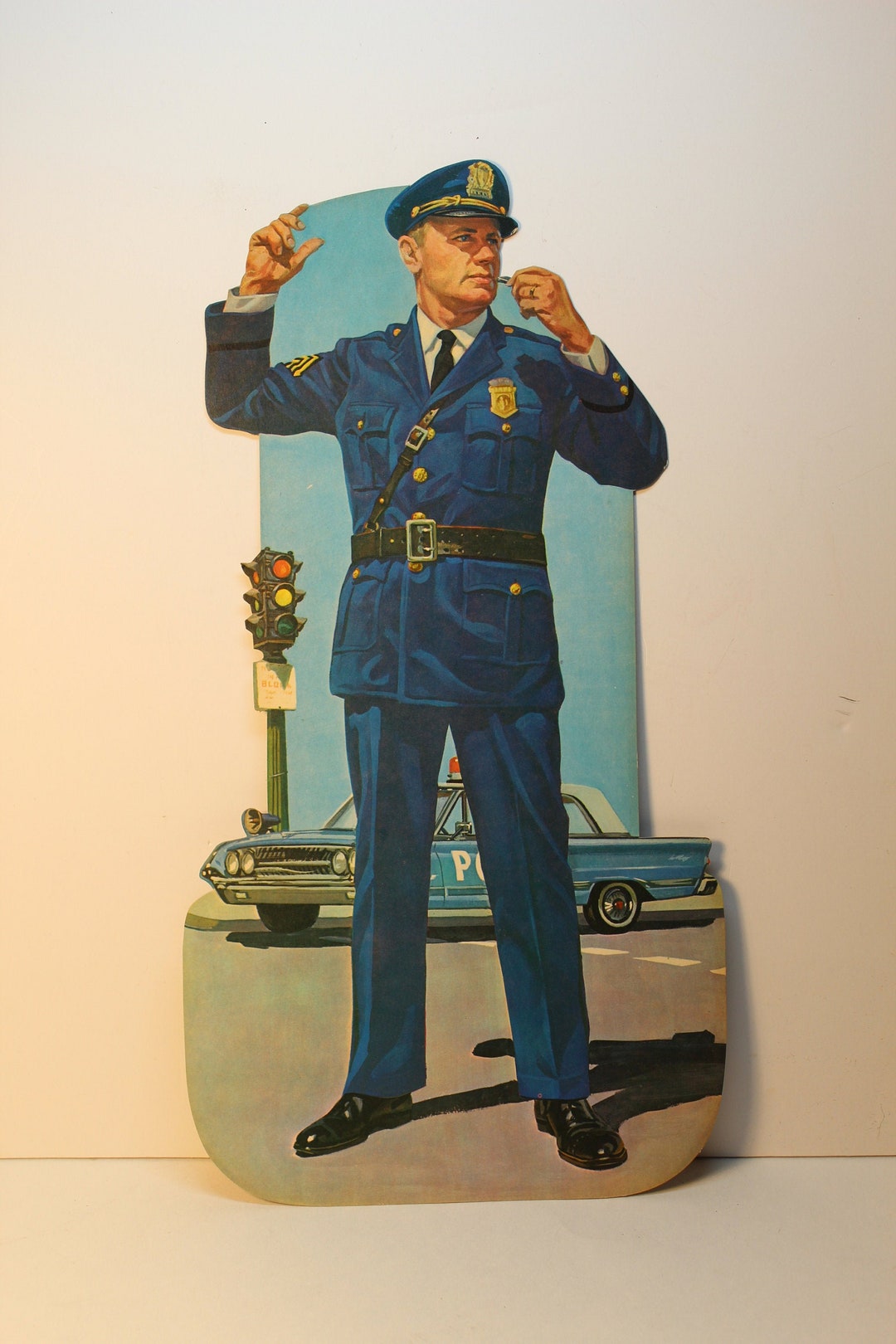 Policeman Diecut Police Man Back the Blue Die Cut School Learning Tools ...