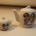 Childs China Tea Set Vintage Toys Pretend Play Dish Set Tea Set Vintage ...