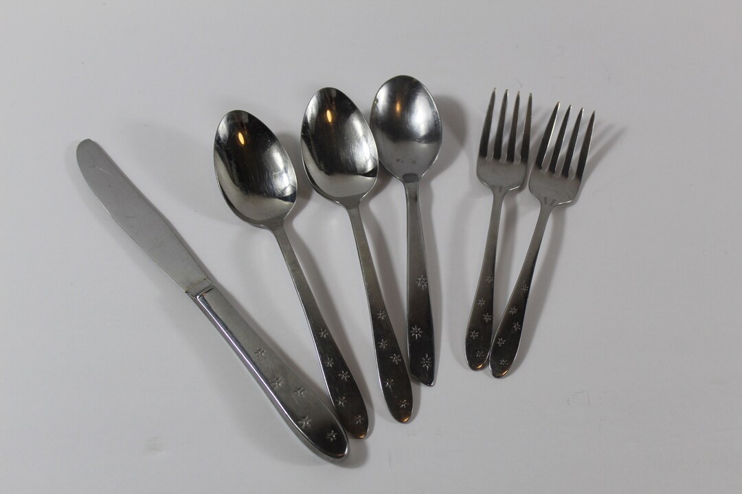 Mid Century Flatware Oneida Replacement Silverware Vintage Flatware ...