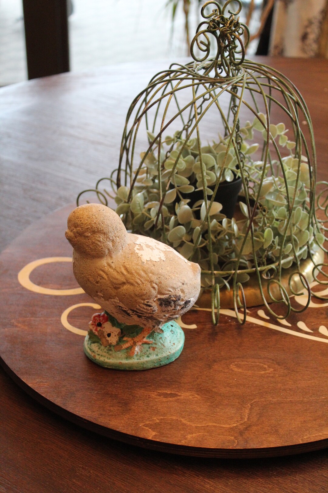 Concrete Baby Chick Garden Art Chicken Yard Art Farm Home Cottage Home ...