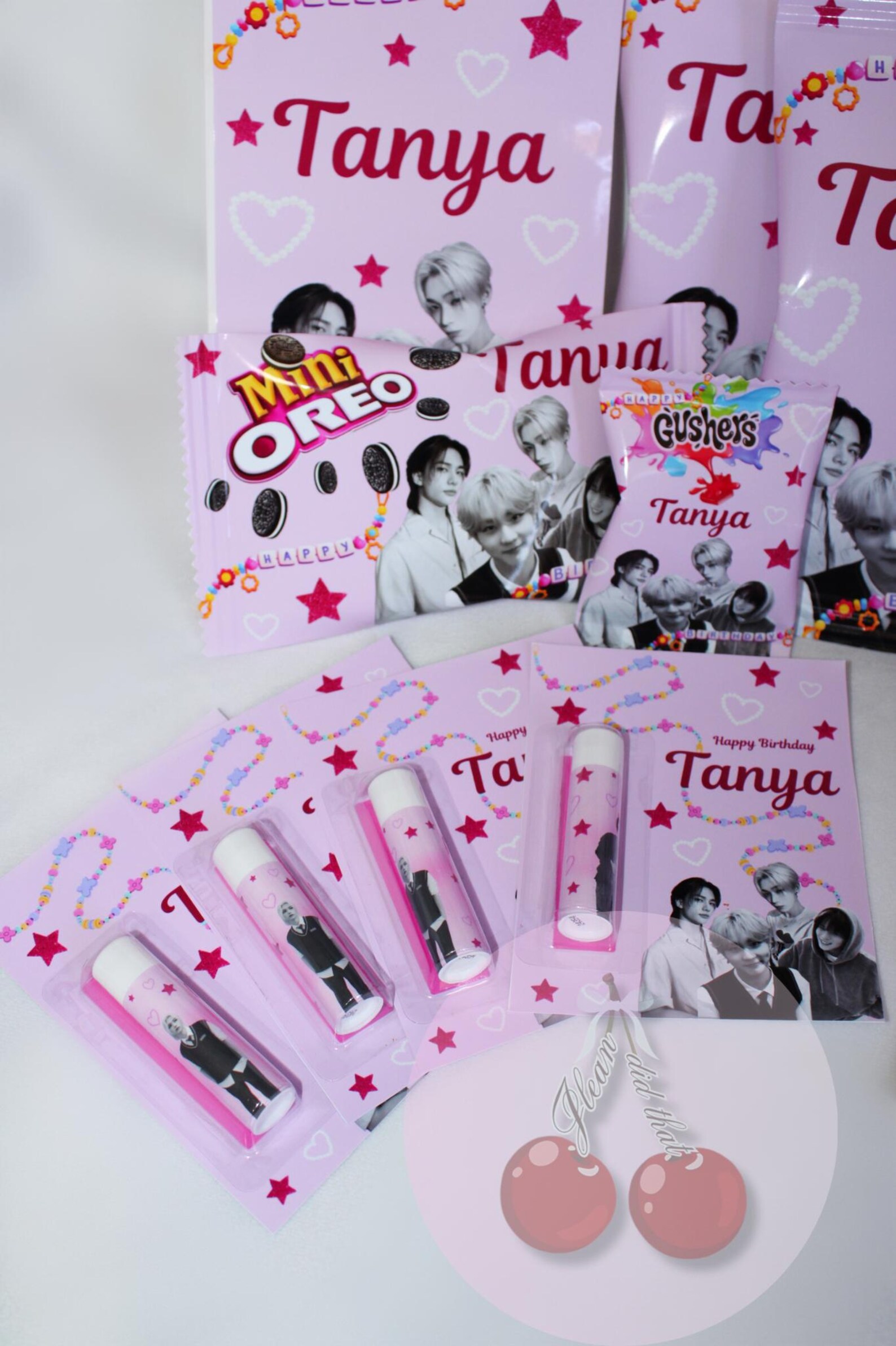 Custom Lip Balms With Personalized Label-party Favors, Gifts, Wedding ...