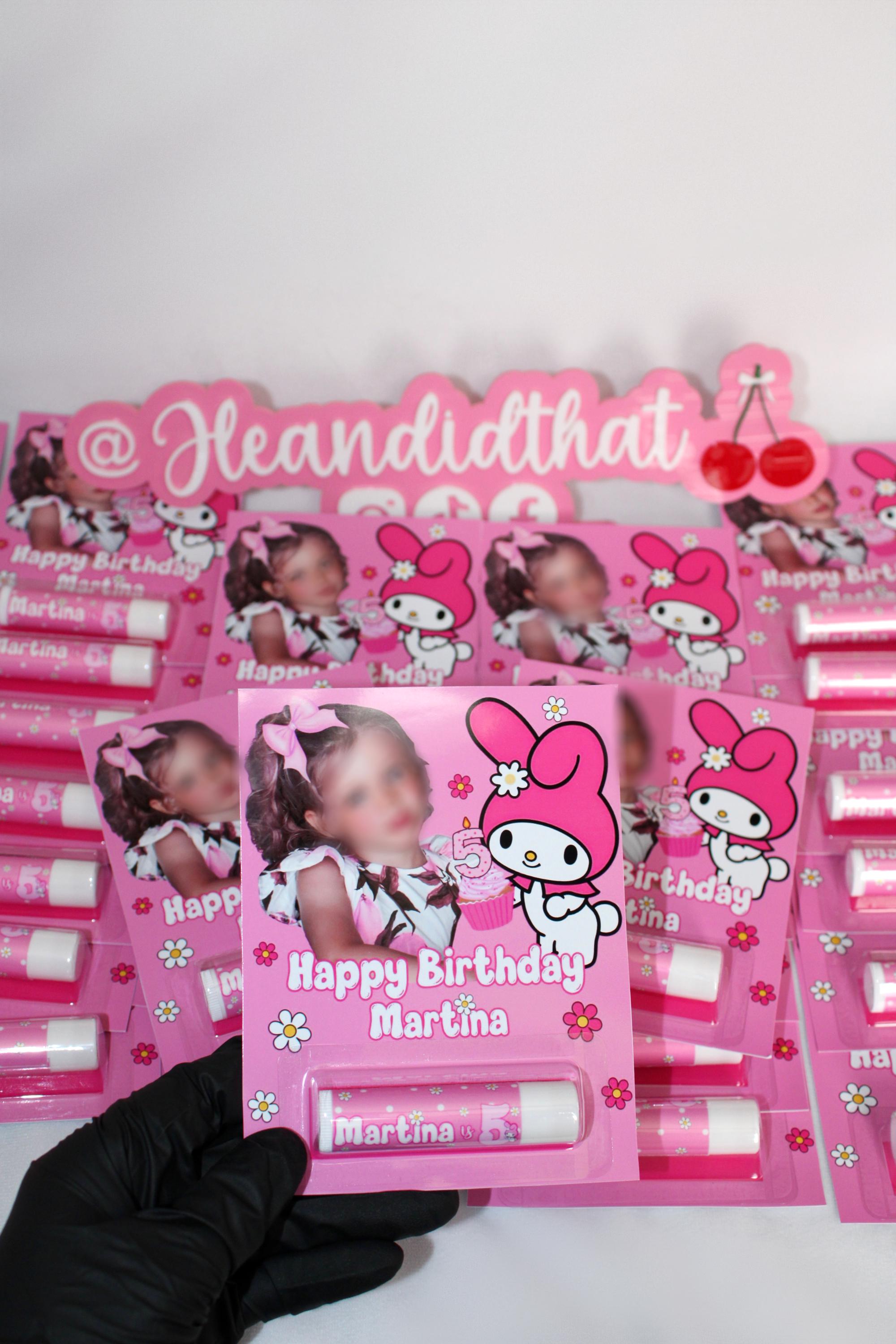 Custom Lip Balms With Personalized Label-party Favors, Gifts, Wedding ...