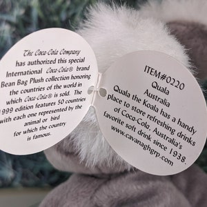 Quala Australia Coca-cola International Bean Bag With Original Tag and ...