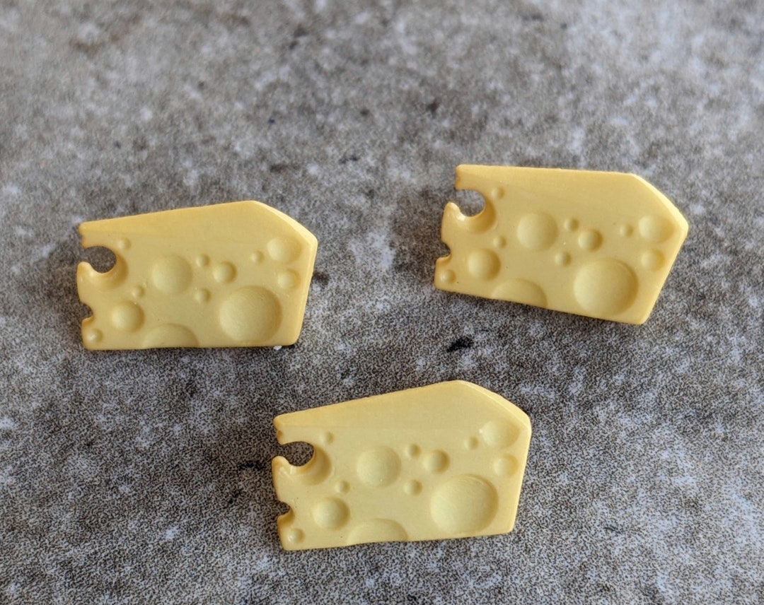 3 Sliced Cheese Shank Buttons Size 11/16" - Etsy