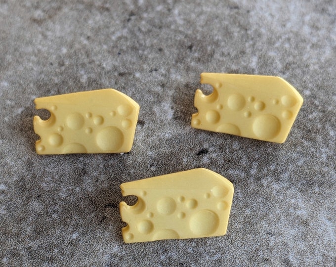 Funny Cheese Pun Fridge Magnets or Pinback Buttons Pin - Set of 6 ...