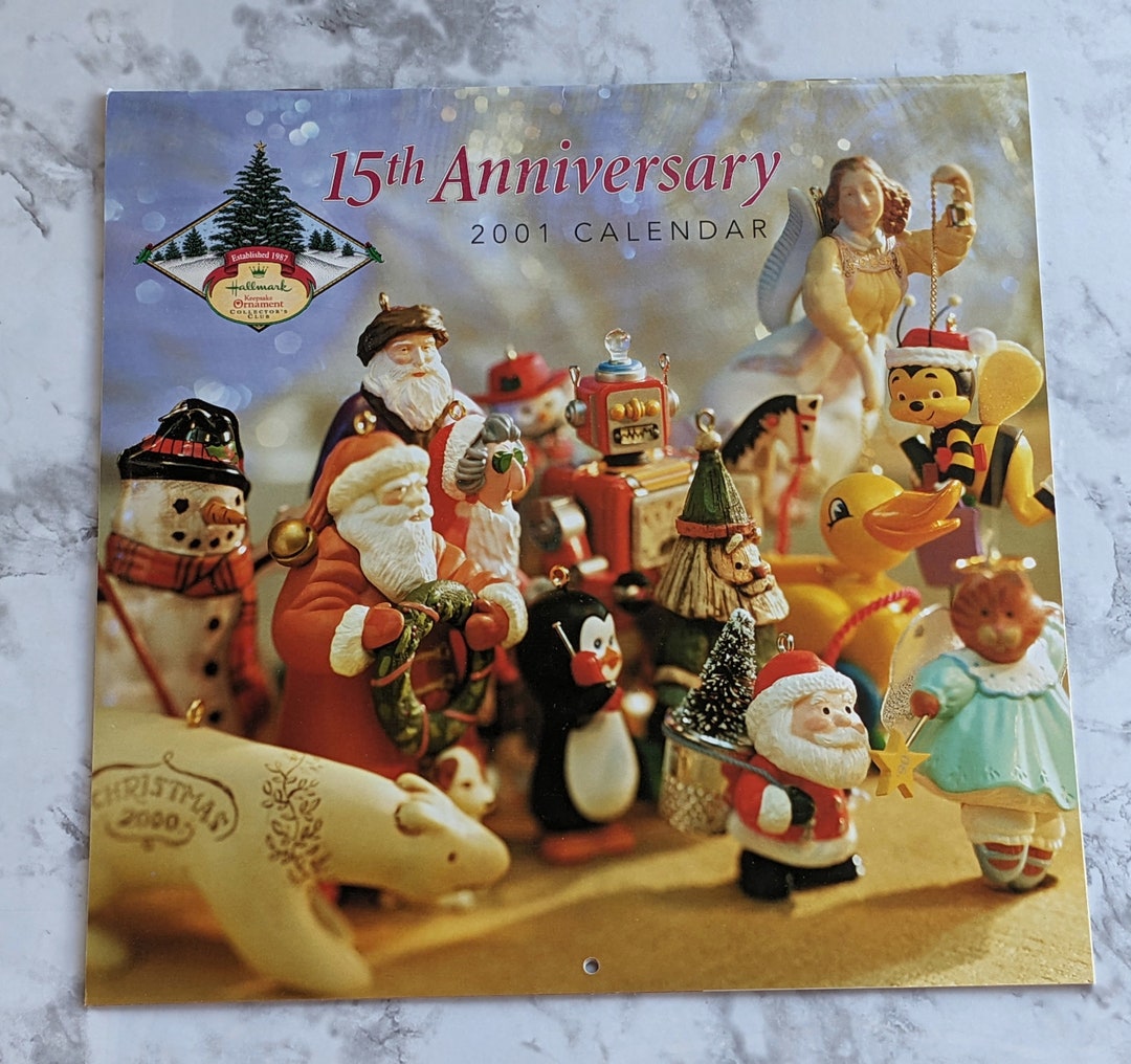 Vintage Hallmark 2001 Calendar Paperwork. You Choose the Package - Etsy
