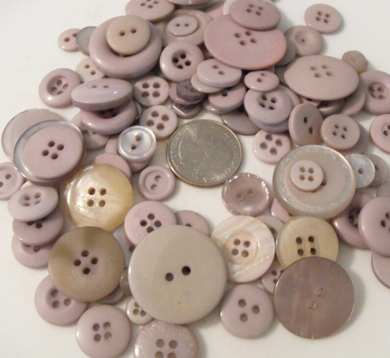 Gray Buttons 100 Bulk Assorted Round Multi Size Crafting - Etsy