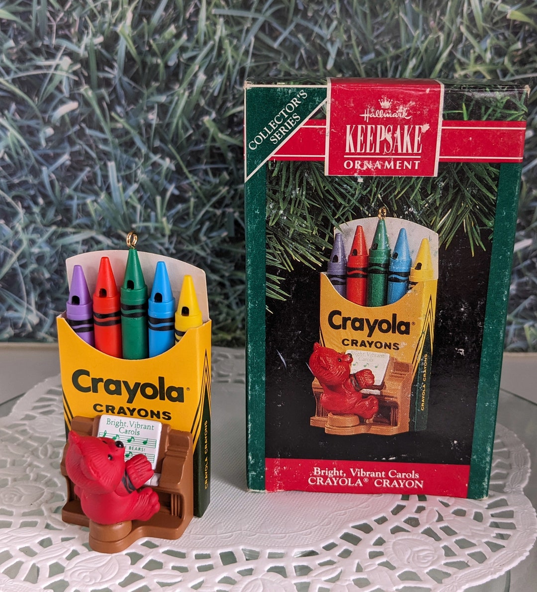 Bright, Vibrant Carols Crayola Crayon Hallmark Ornament 1991 - Etsy