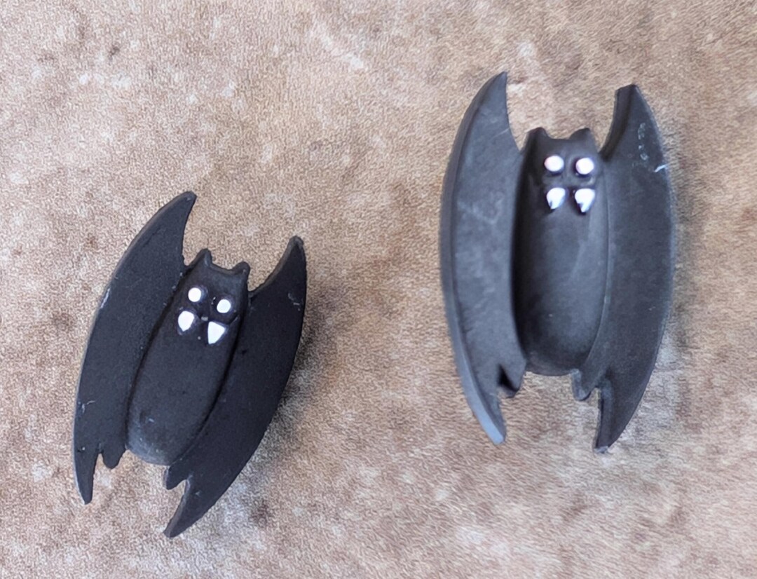 2 Vampire Bat Shank Buttons Size 1/2" - Etsy