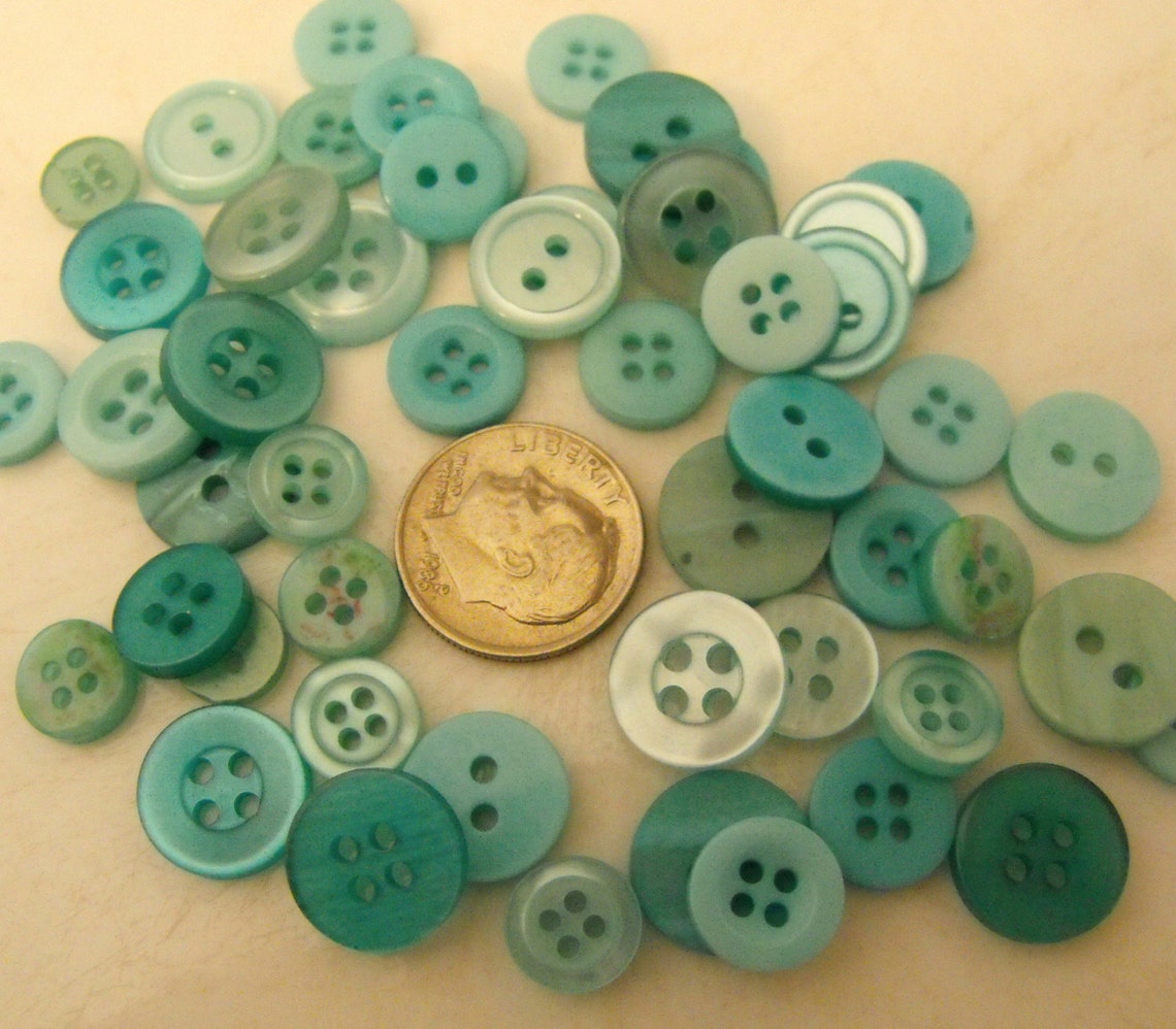 Waterfall Buttons 50 Small Assorted Round Sewing Crafting - Etsy