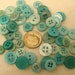 Waterfall Buttons, 50 Small Assorted Round Sewing Crafting Bulk Buttons ...
