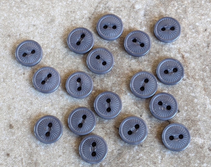 17 Ash Gray Multi Spiral Round Buttons Size 7/16" - Etsy