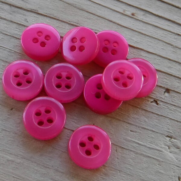 Pink Buttons - Etsy