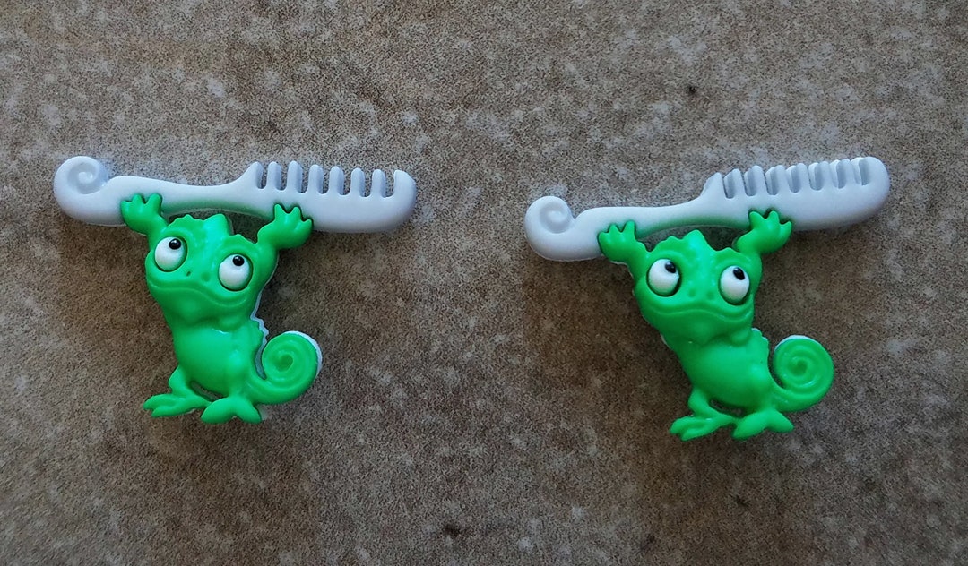 2 Disney Pascal Tangled Shank Buttons Size 1 1/8" Crafting Sewing - Etsy