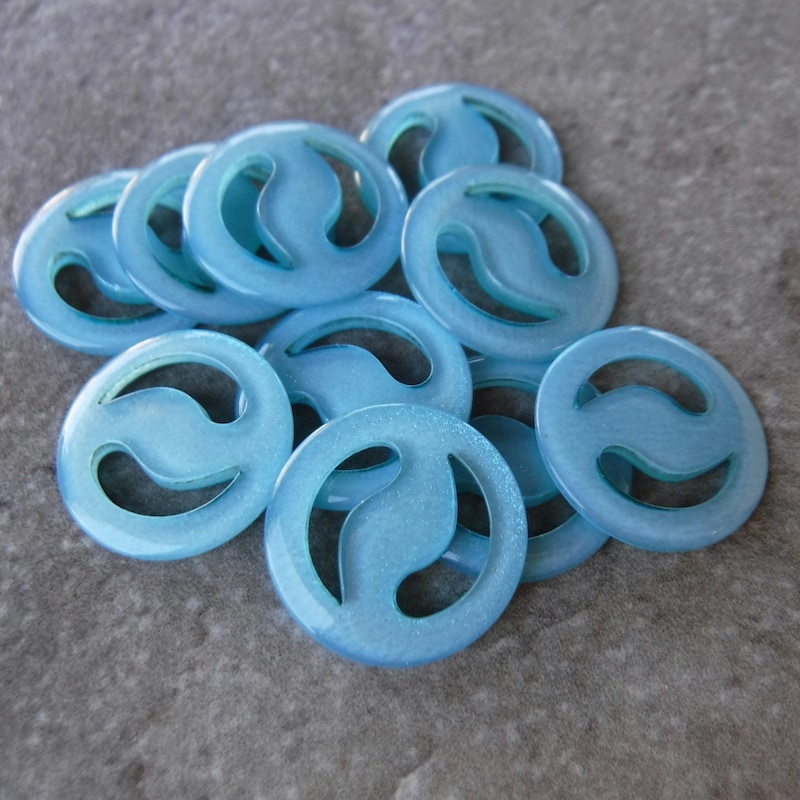 Teal Buttons - Etsy
