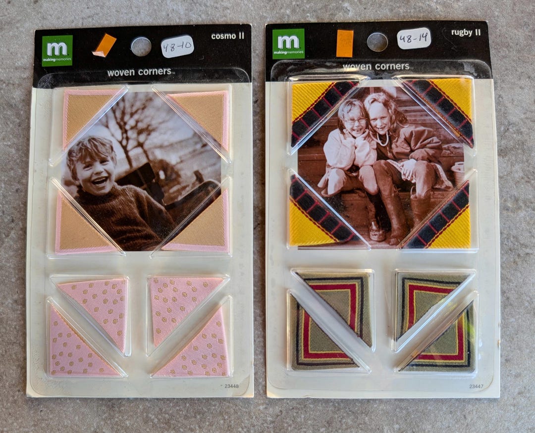 Making Memories Woven Photo Corners You Choose the Style - Etsy