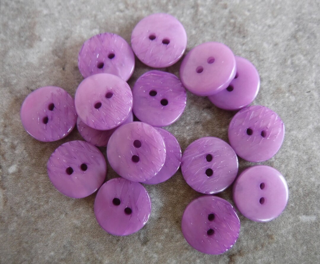 16 Purple Half Scratch Round Buttons Size 9/16" - Etsy
