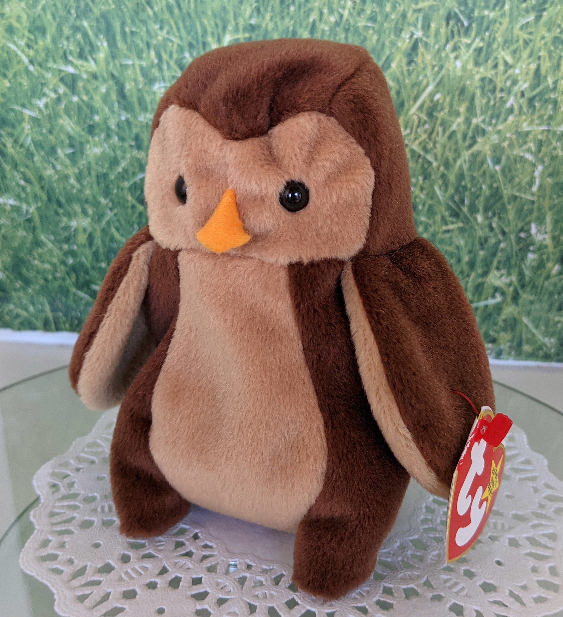 Hoot the Owl Beanie Babies Vintage TY 1995 with Original Tags | Etsy