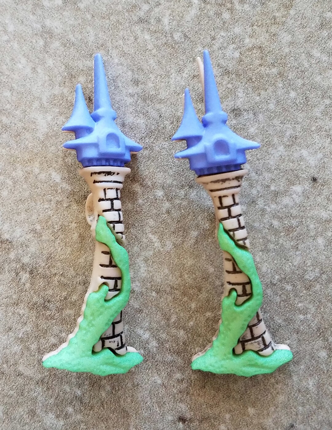 2 Disney Tower Tangled Shank Buttons Size 1 7/8 Crafting - Etsy