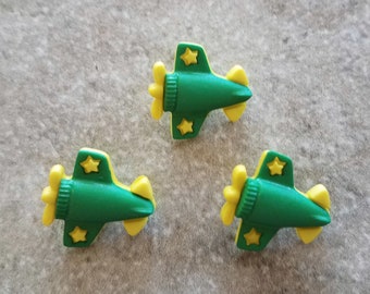 Airplane Buttons - Etsy