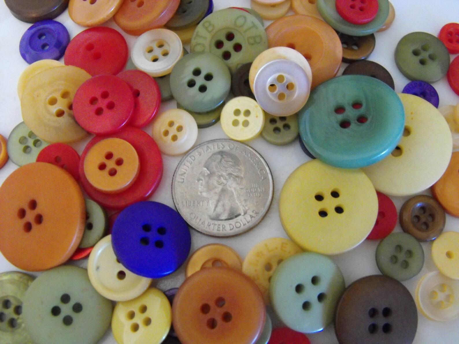 Autumn Buttons 100 Bulk Assorted Round Multi Size Crafting | Etsy