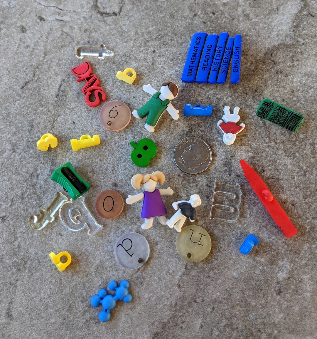 25 School Grab Bag Buttons - Etsy
