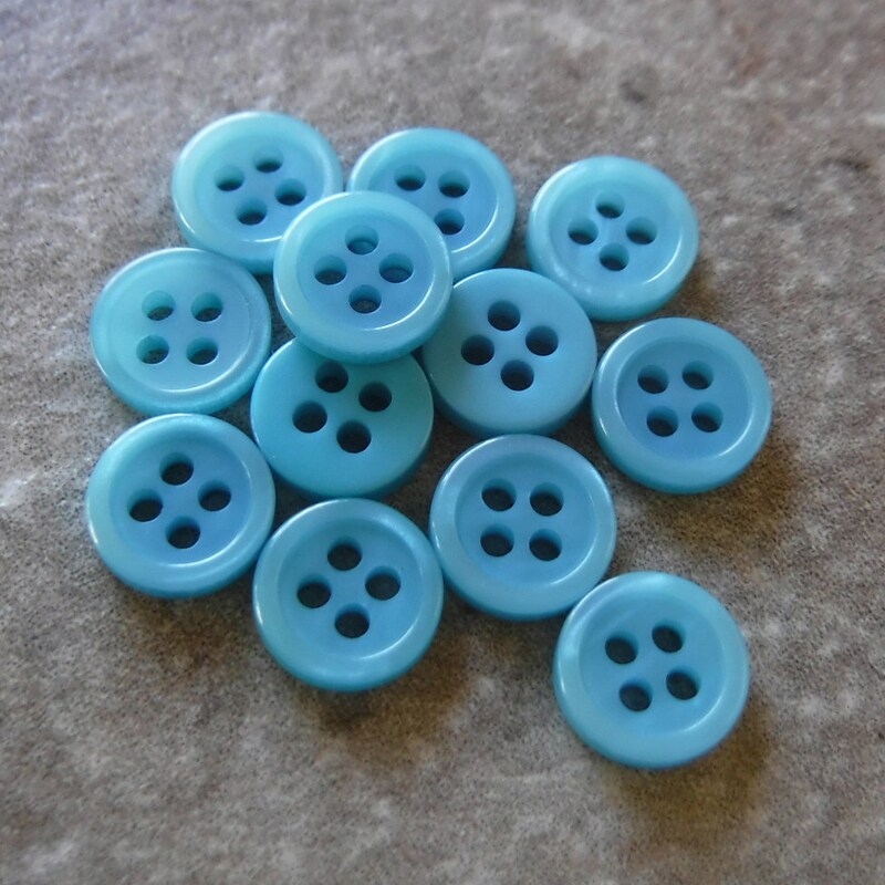 Teal Buttons - Etsy