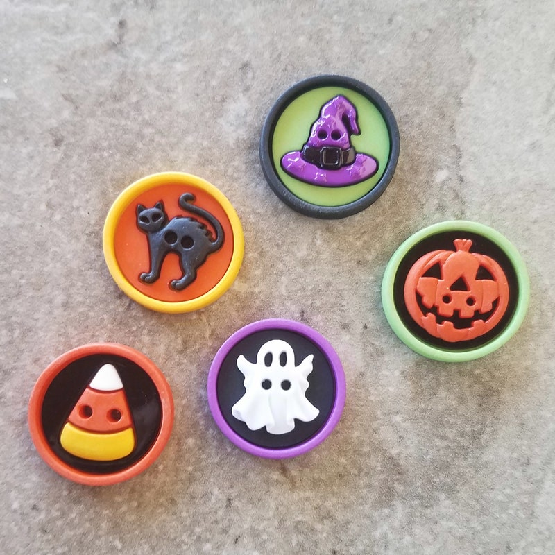 Halloween Buttons - Etsy