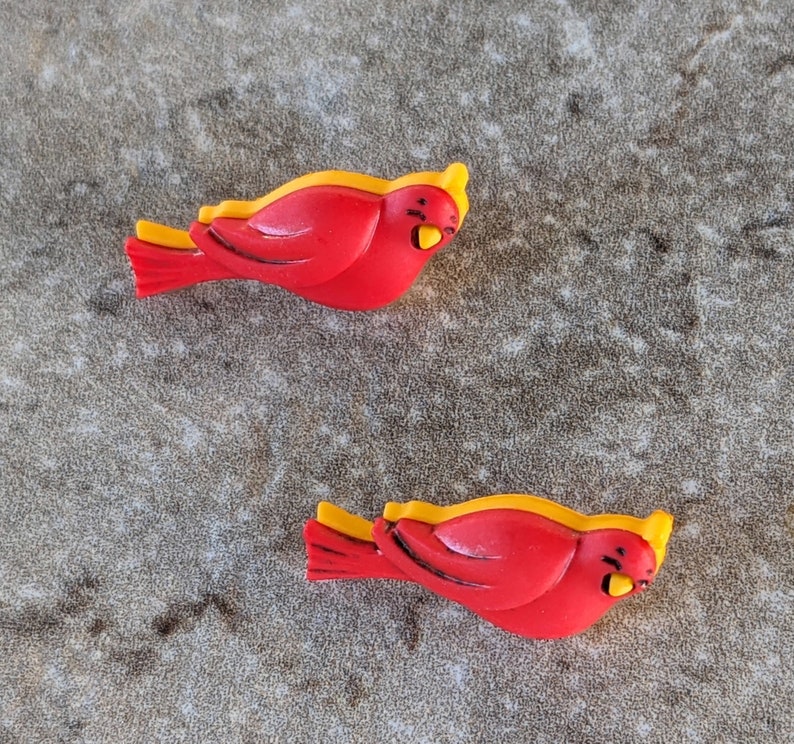 2 Partridge Bird Shank Buttons Size 15/16" - Etsy