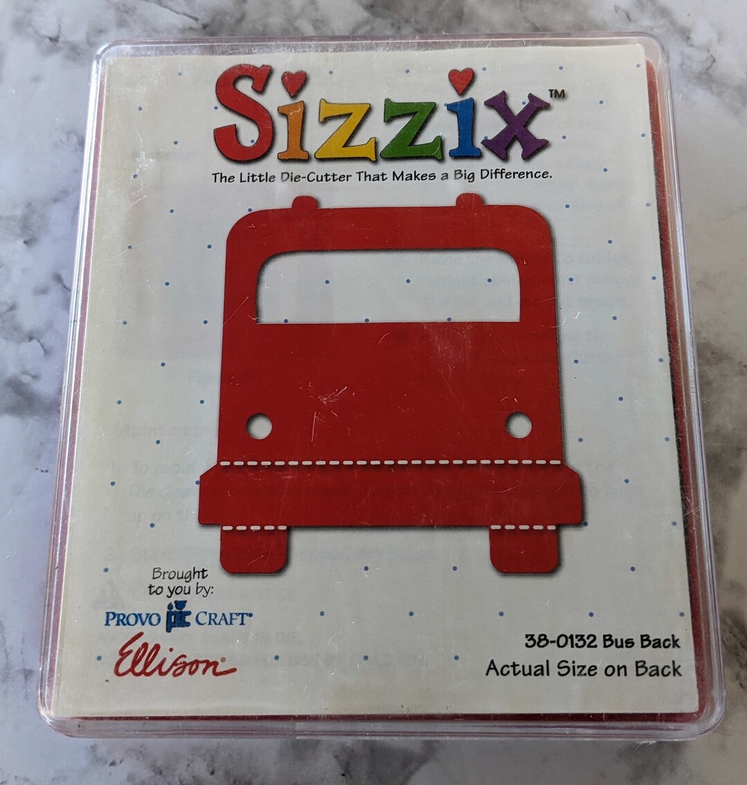 Sizzix Die Cut Bus Back - Etsy
