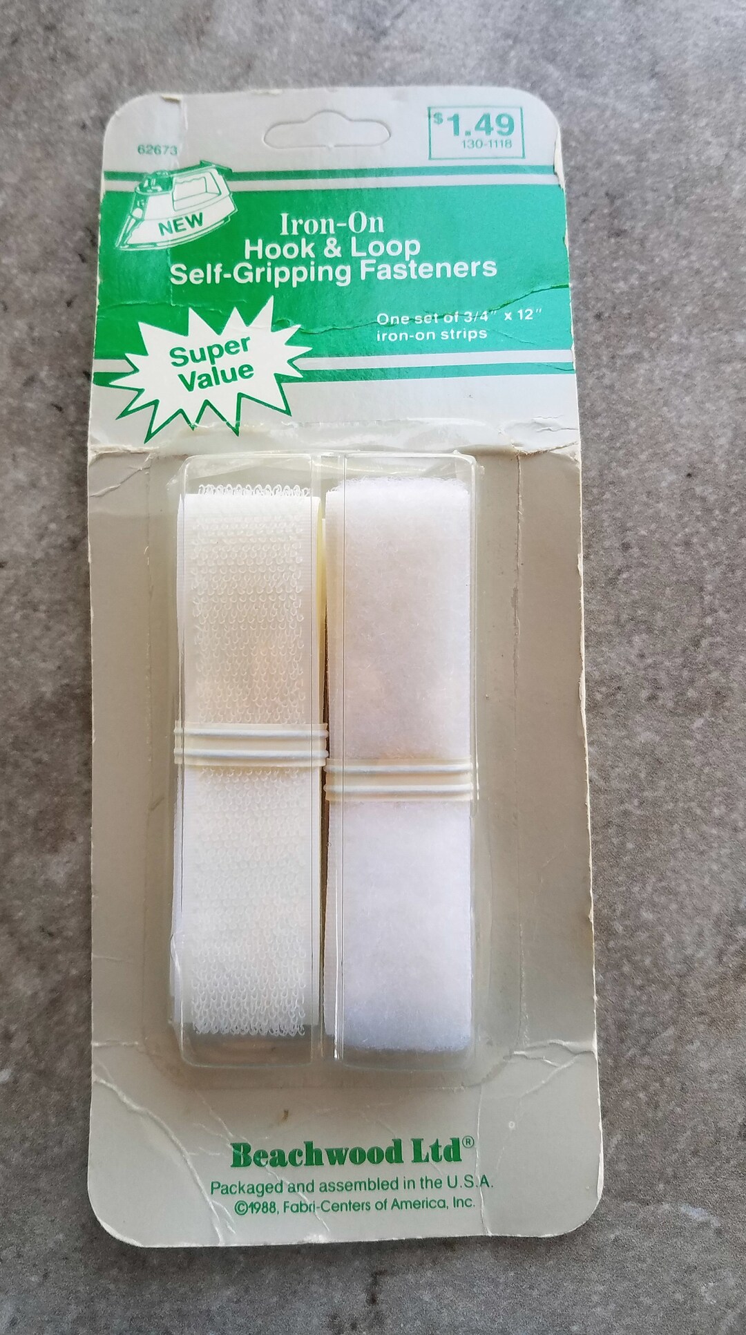 Vintage Iron-on Hook & Loop Self-gripping Fasteners - Etsy