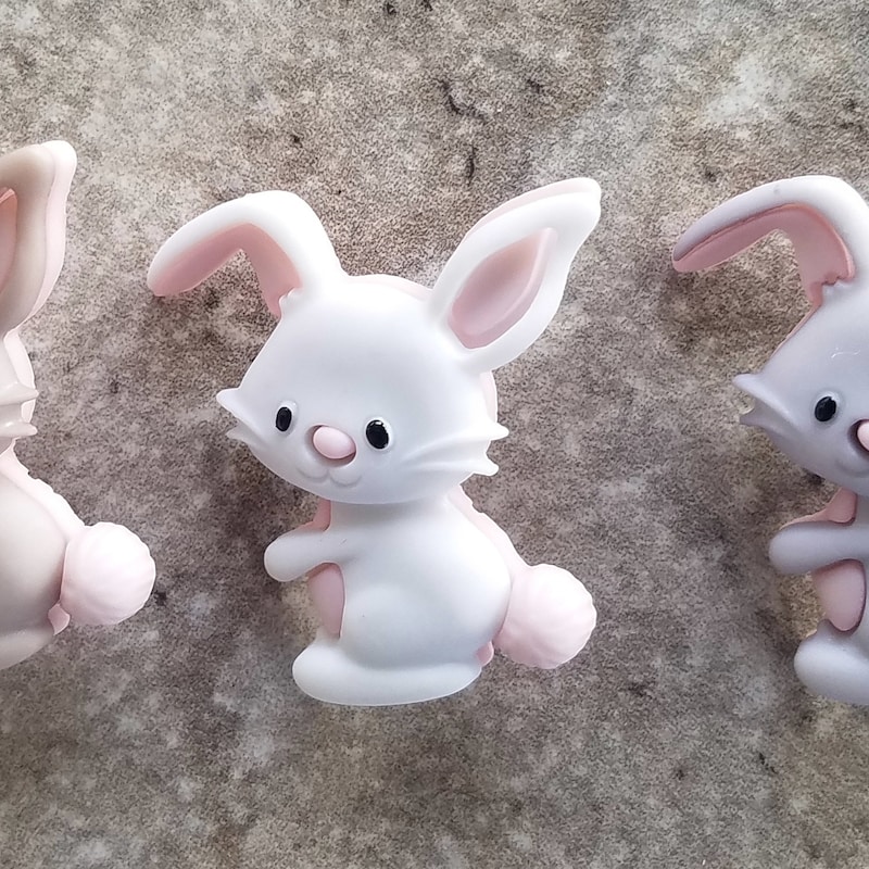 White Rabbit Button - Etsy