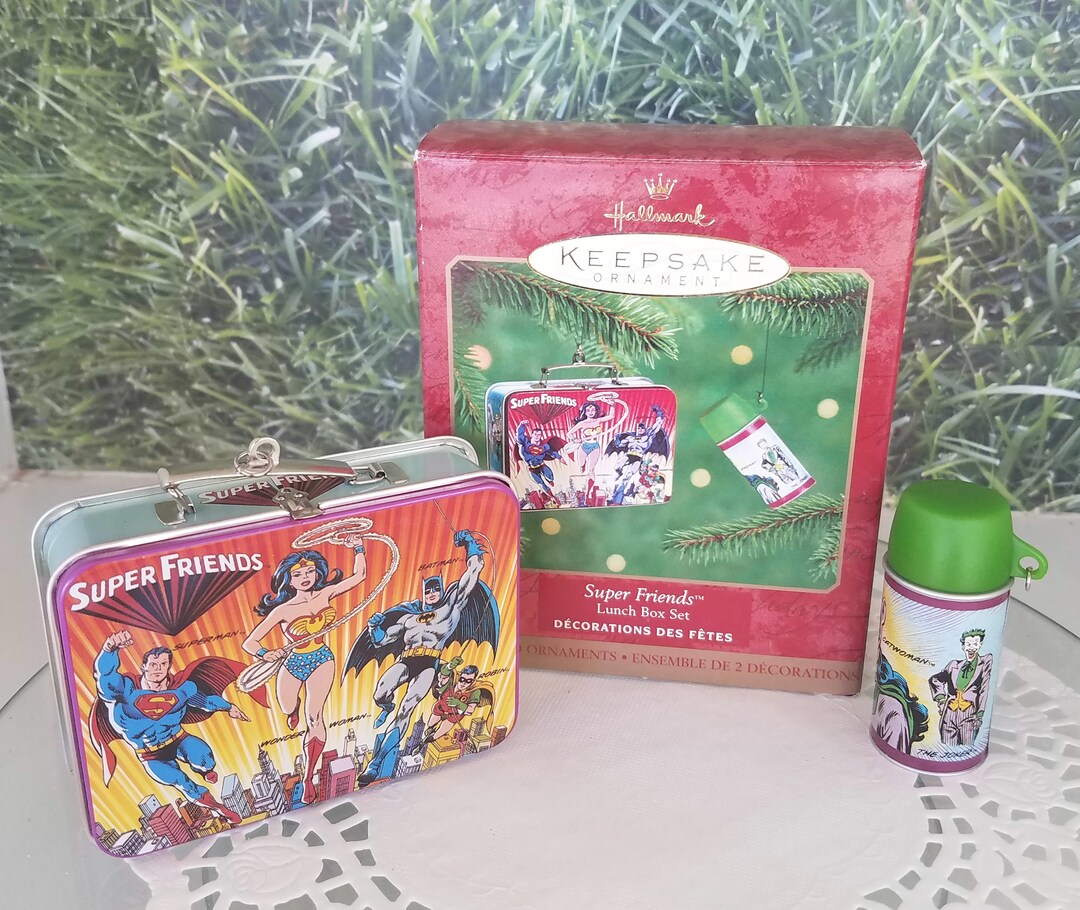 Super Friends Lunch Box Set Hallmark Ornament 2000 - Etsy
