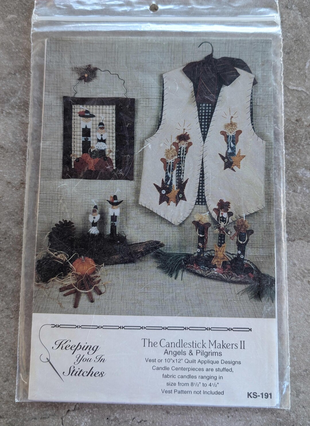 The Candlestick Makers II Angels & Pilgrims by Keeping You in Stitches ...