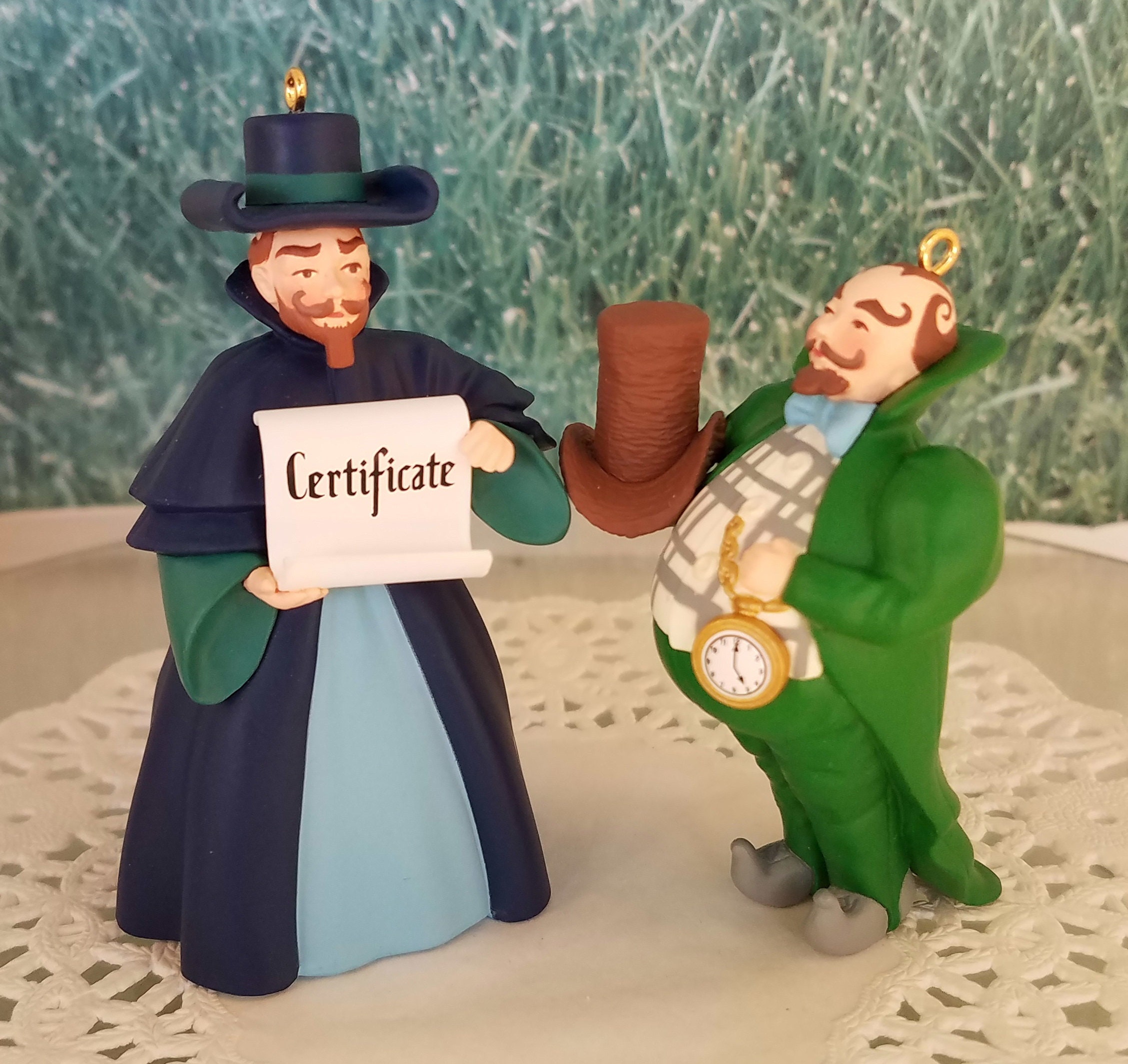 Munchkinland Mayor and Coroner Hallmark Ornament 1998 - Etsy