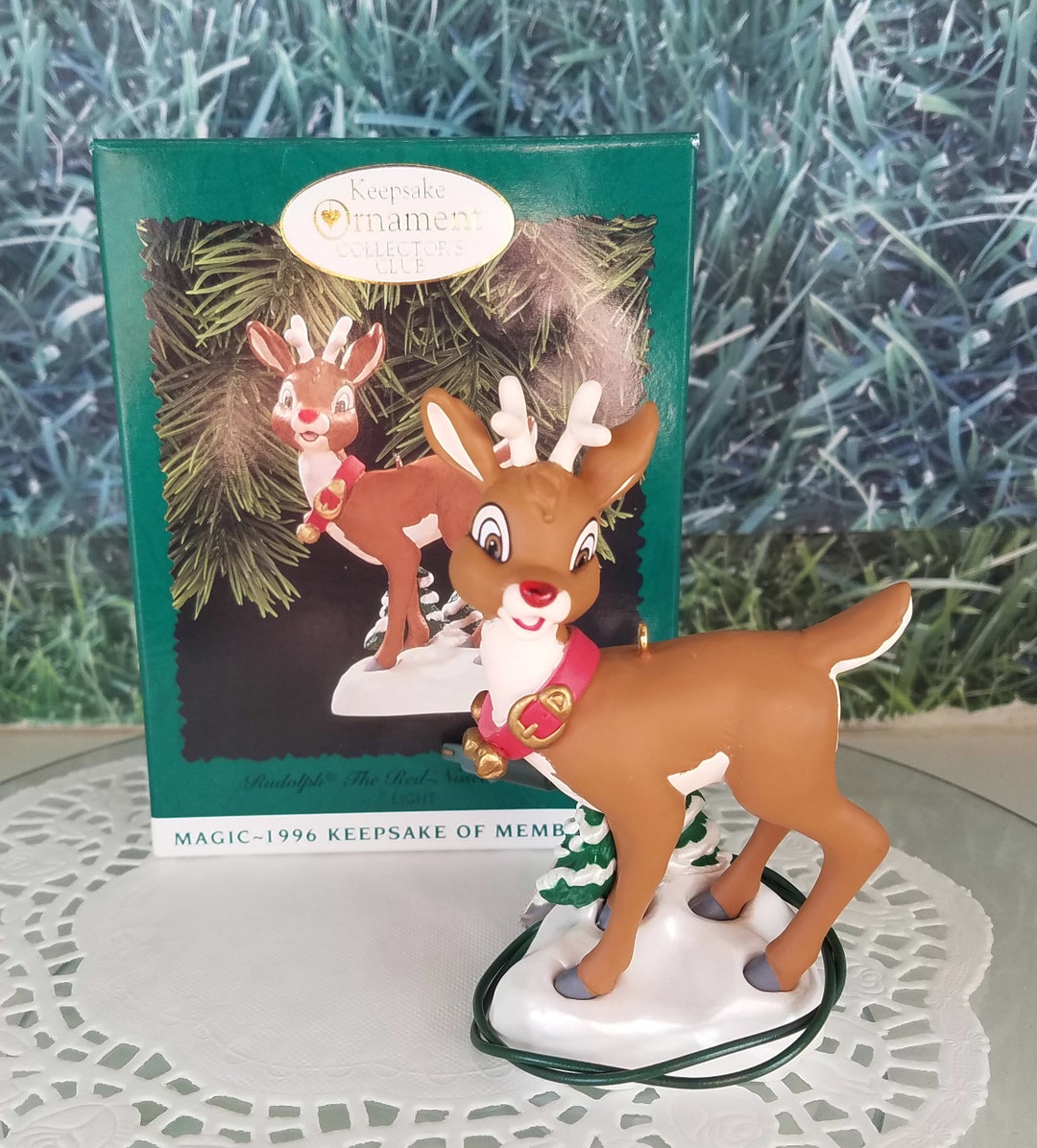 Rudolph the Red-nosed Reindeer Hallmark Ornament 1996 - Etsy