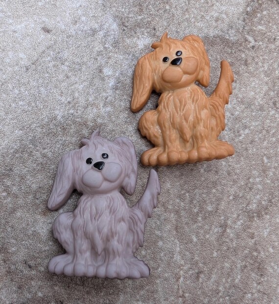 Fluffy Puppy Buttons