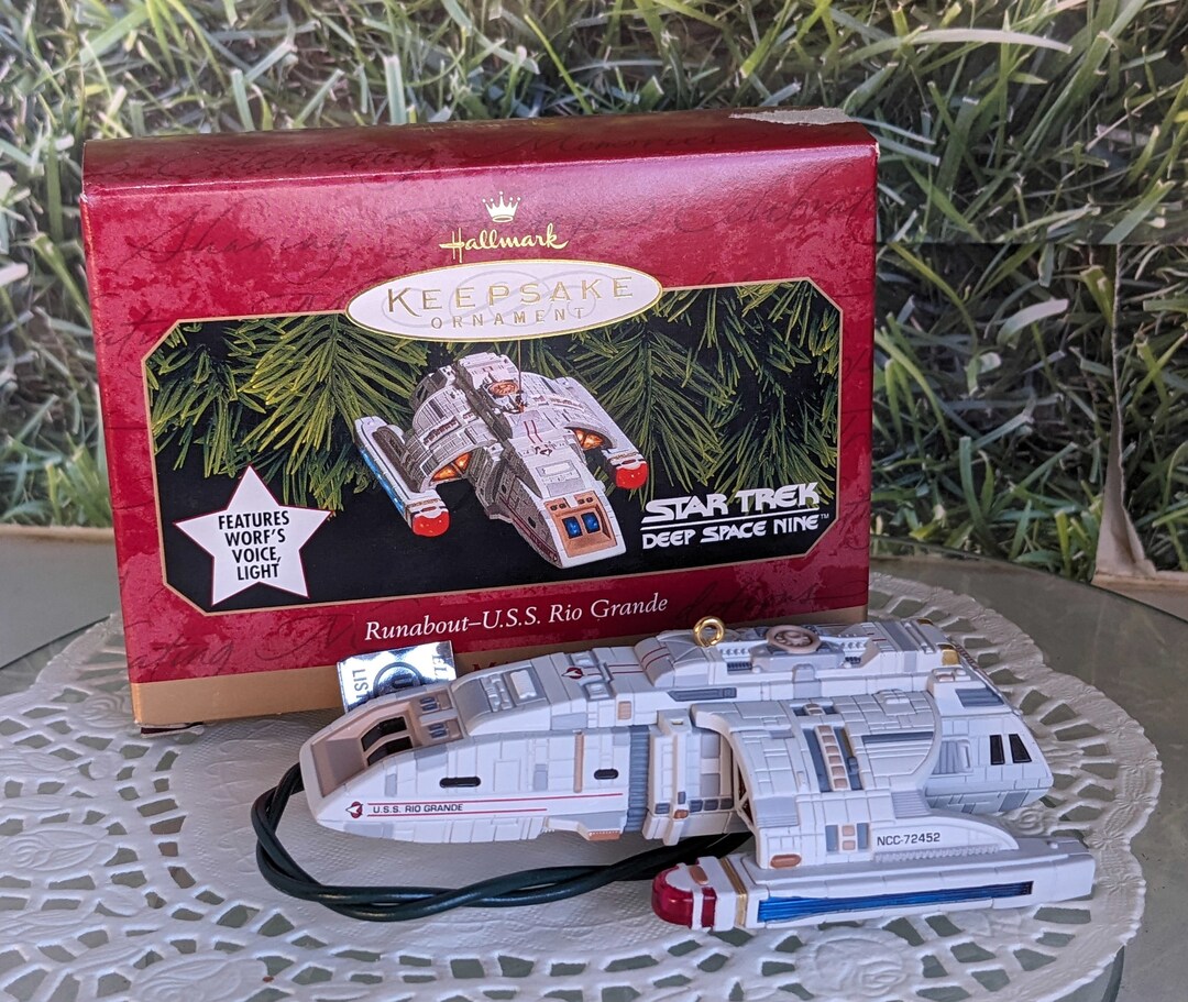 Runabout-u.s.s. Rio Grande Star Trek Deep Space Nine Hallmark Ornament ...