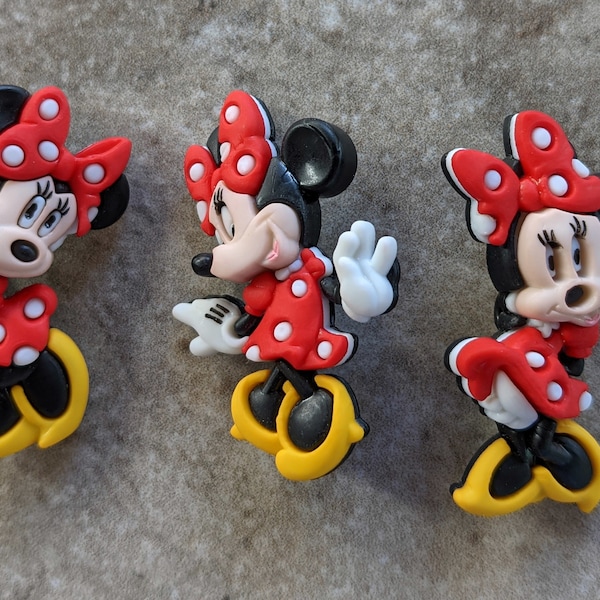Minnie Mouse Buttons - Etsy