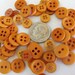 Burnt Orange Buttons 50 Small Assorted Round Sewing Crafting - Etsy