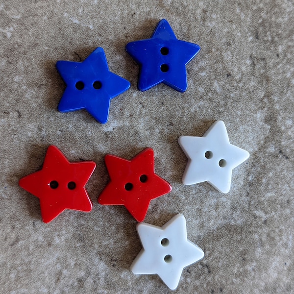 Star Buttons - Etsy