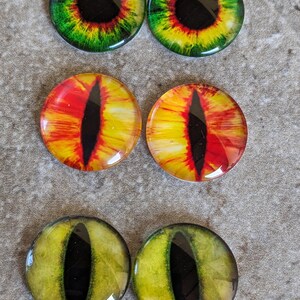Monster Eyes Large Flat Back Buttons Embellishments Size 15/16" You ...