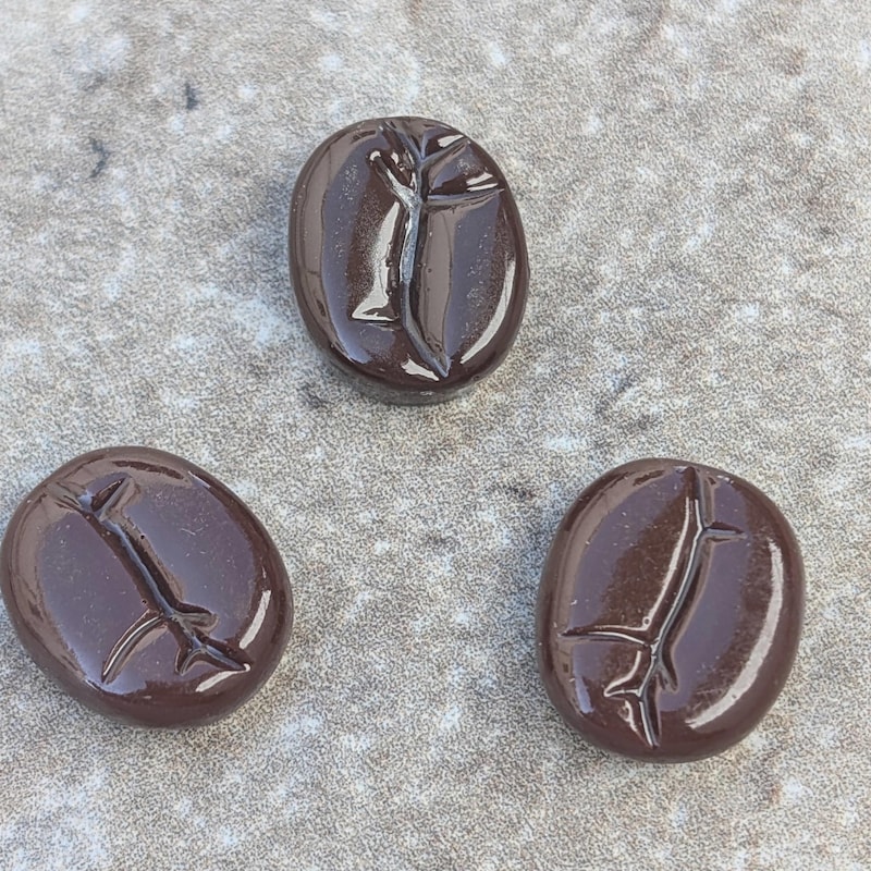 Coffee Bean Buttons - Etsy