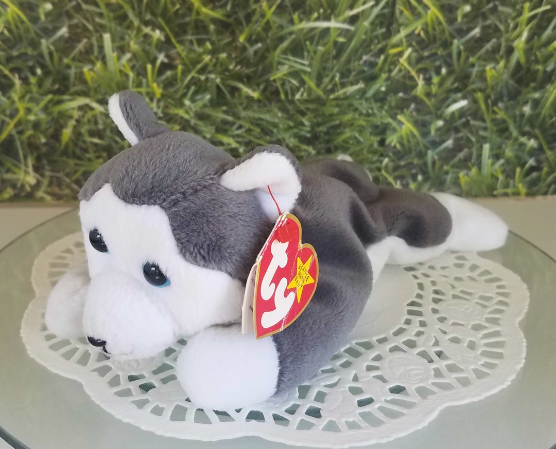 Nanook the Husky Dog Beanie Babies Vintage TY 1996 With Original Tags ...