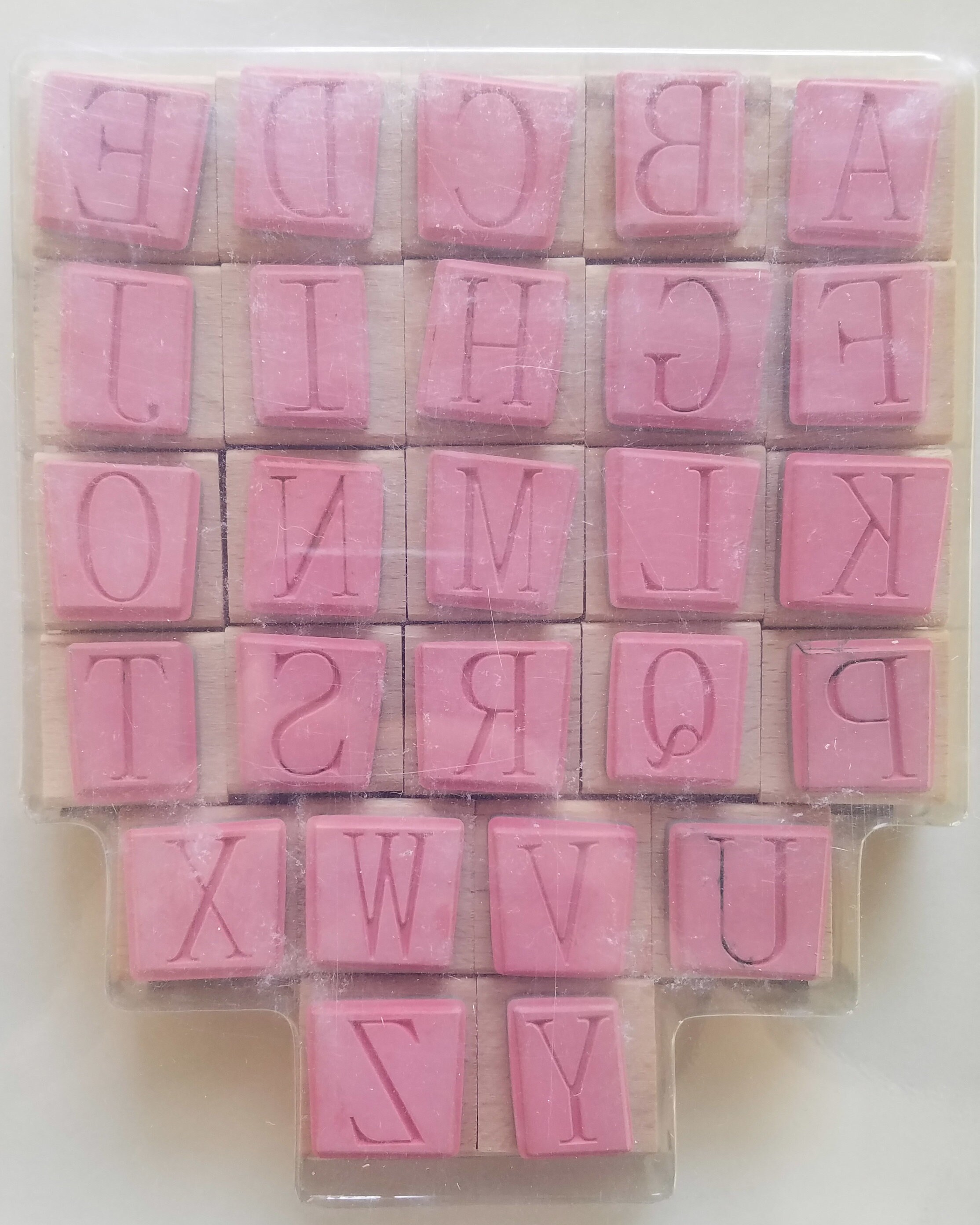 Alphabet Stamp Set Knockout Alphabet Set 1 C - Etsy