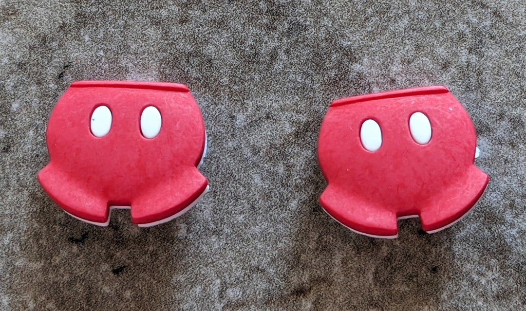 2 Disney Mickey Mouse Big Pants Shank Buttons Size 3/4" - Etsy