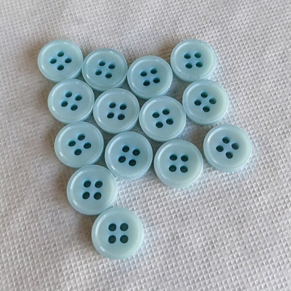 Aqua Buttons - Etsy